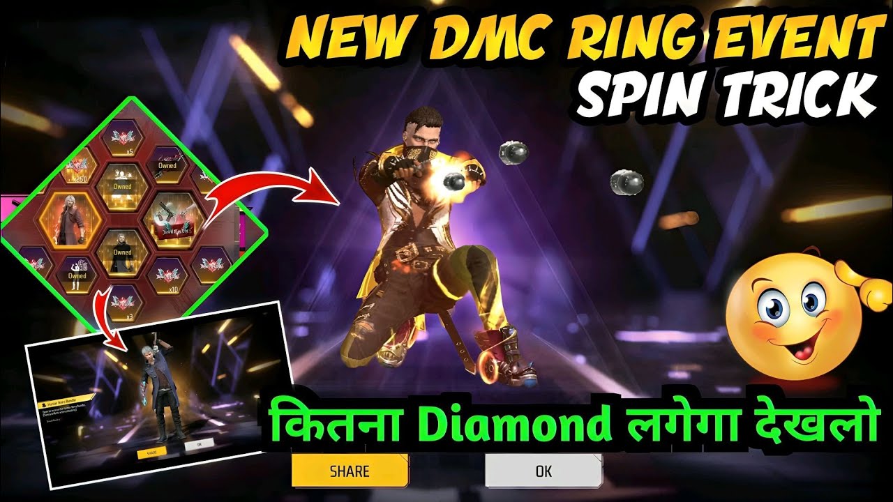 New Dmc Ring Event Free Fire| Devil May Cry 5 Let's Rock Baby Emote ...