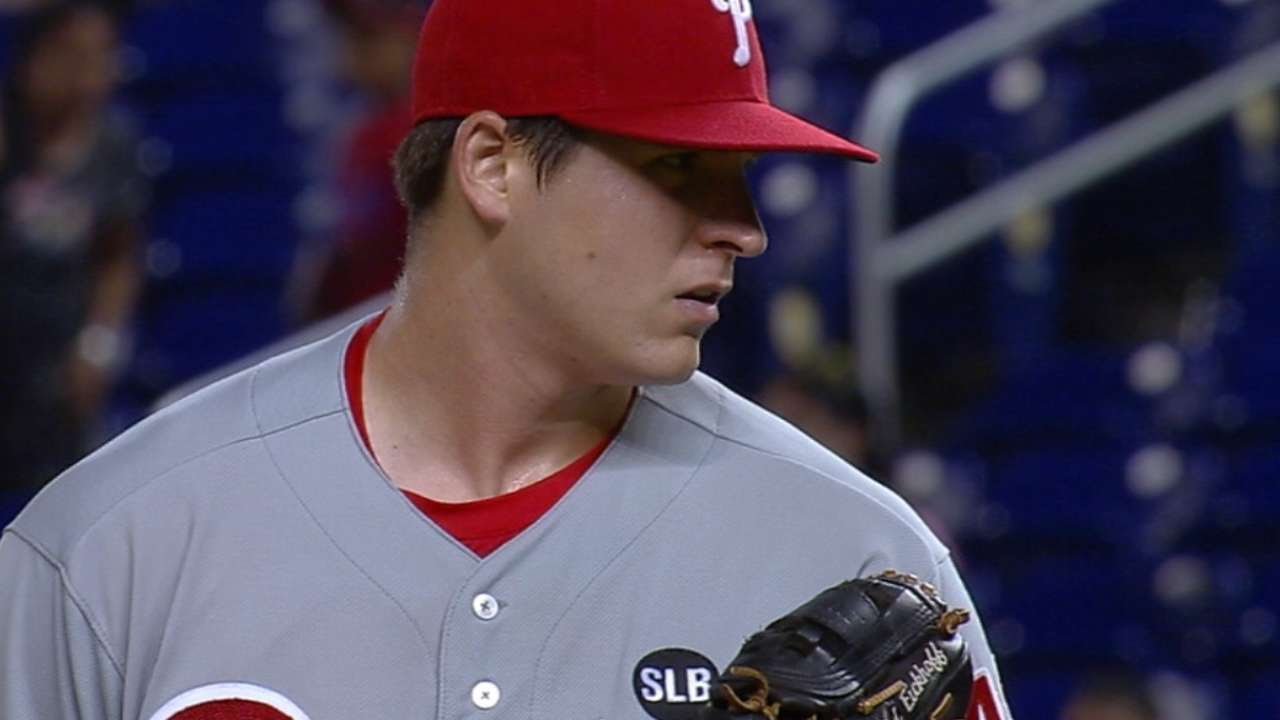 8/21/15: Eickhoff picks up win in Major League debut - YouTube