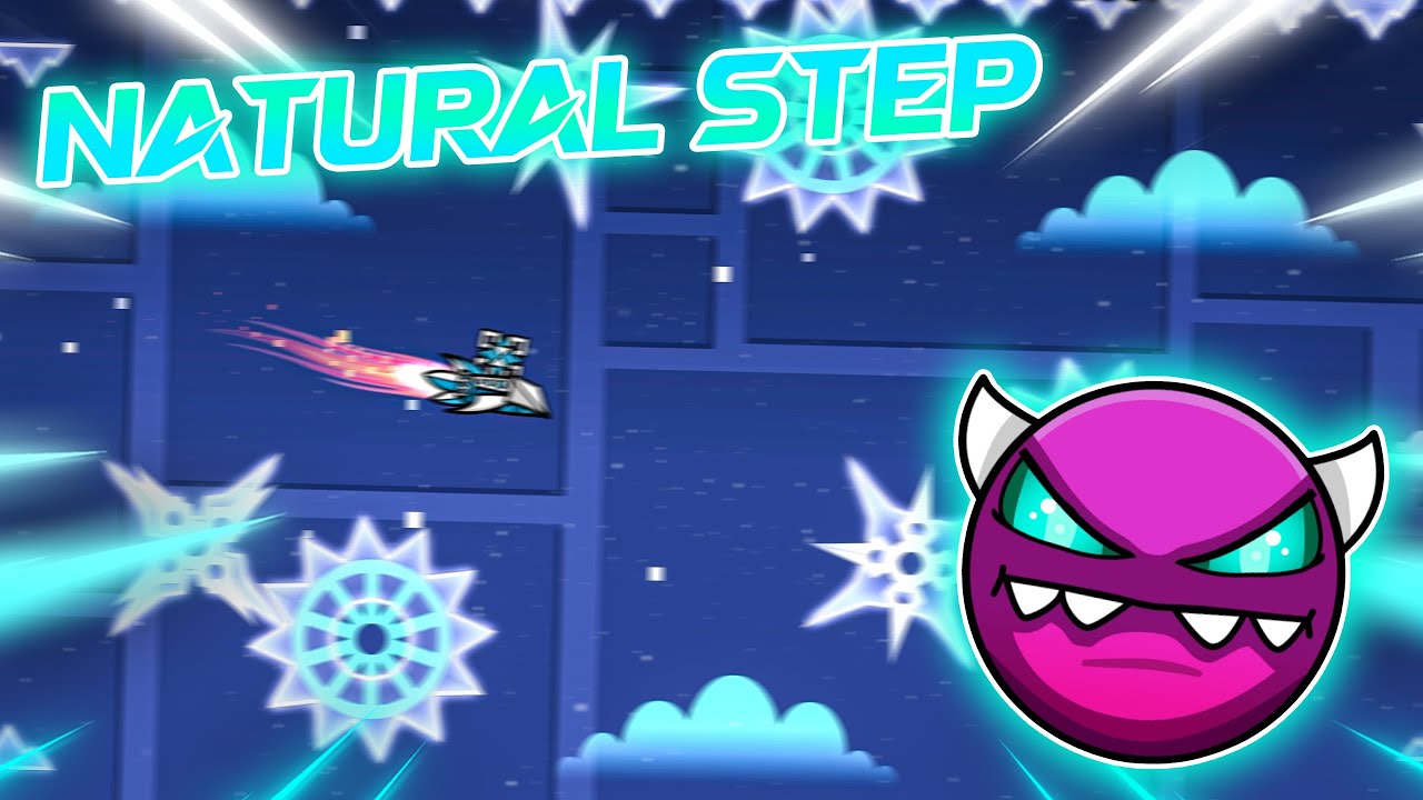 Geometry Dash - Natural Step 100% (By TrueNature) - YouTube