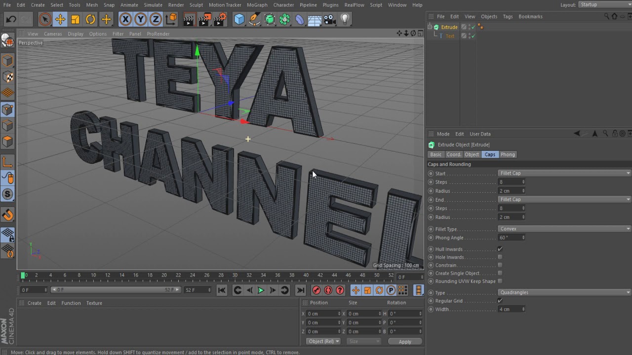 Twist Logo Animation Teya Channel Project(Part4) #C4D #Render - YouTube
