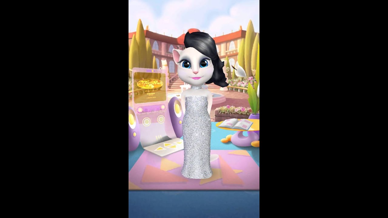 My Talking Angela Vestido De Diamante Youtube