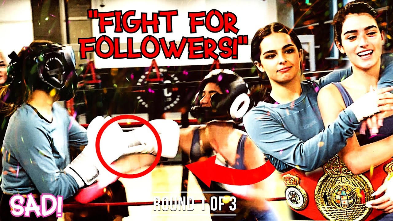 addison rae vs dixie d'amelio but they are ONLY FIGHTING - YouTube