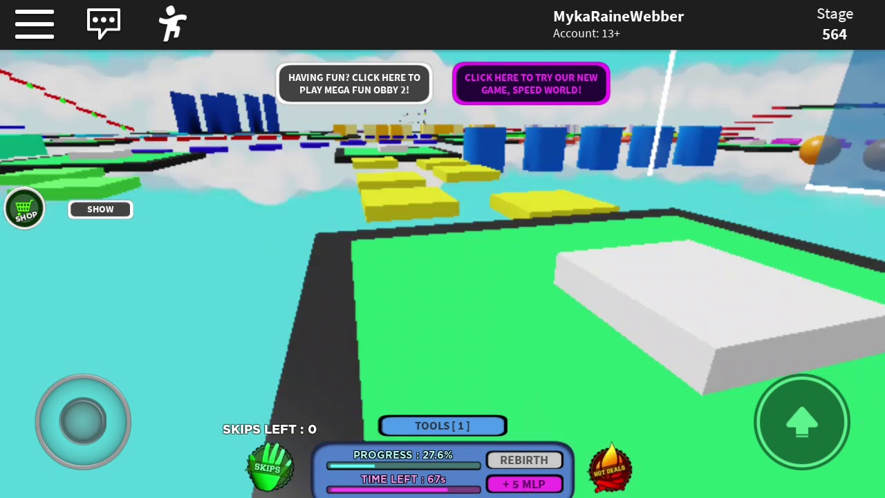 Spawn point broken in Roblox Mega Fun Obby - YouTube