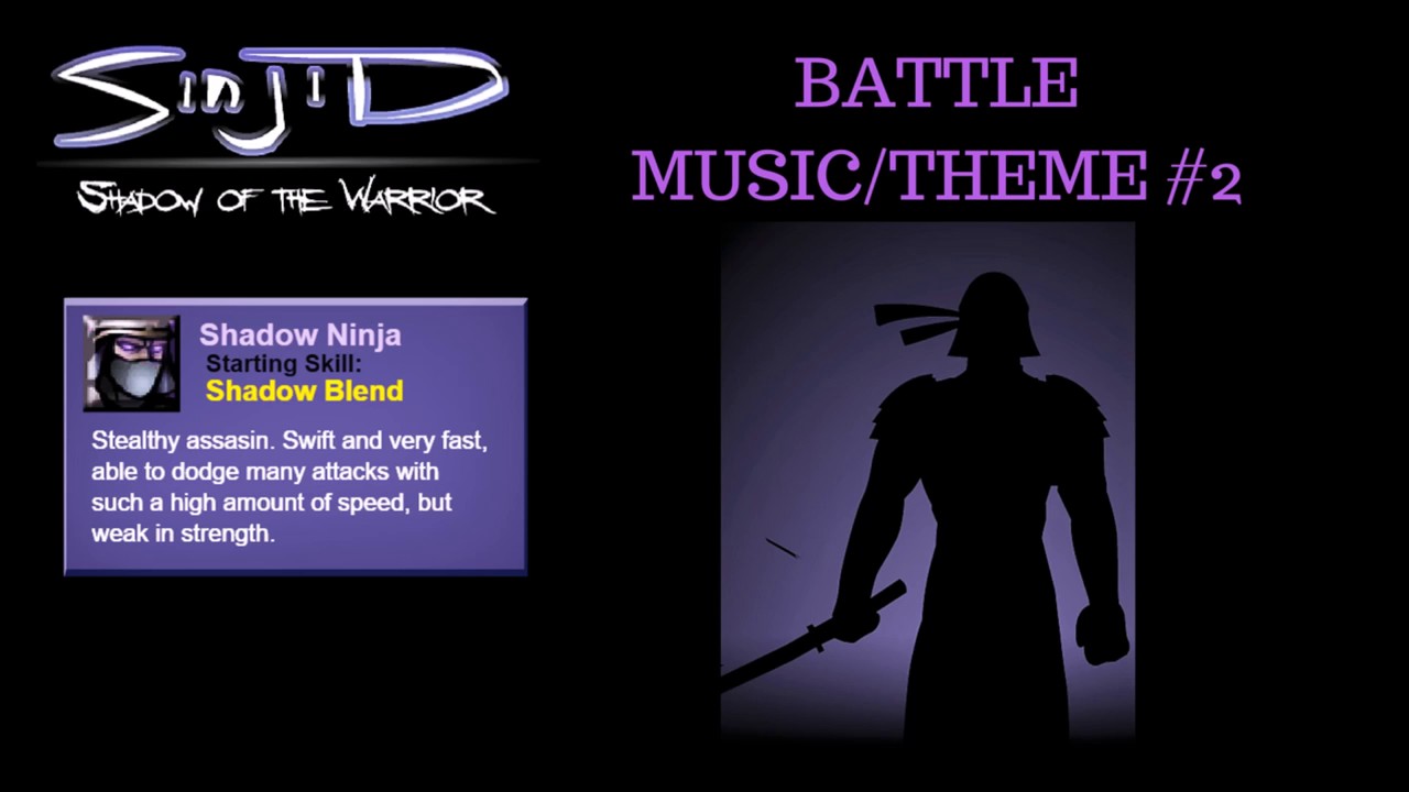 SINJID SHADOW OF THE WARRIOR BATTLE MUSIC 2 / THEME SONG 2 HD ...