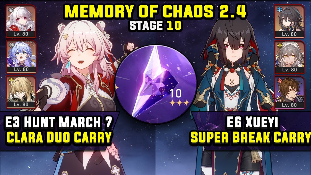 E3 Hunt March 7 Clara & E6 Xueyi Super Break (3 Stars) | Memory Of ...