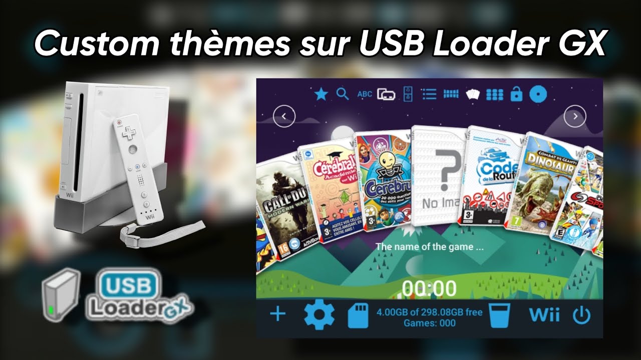 Comment appliquer des thèmes personnalisés sur USB Loader GX ! TUTO FR ...