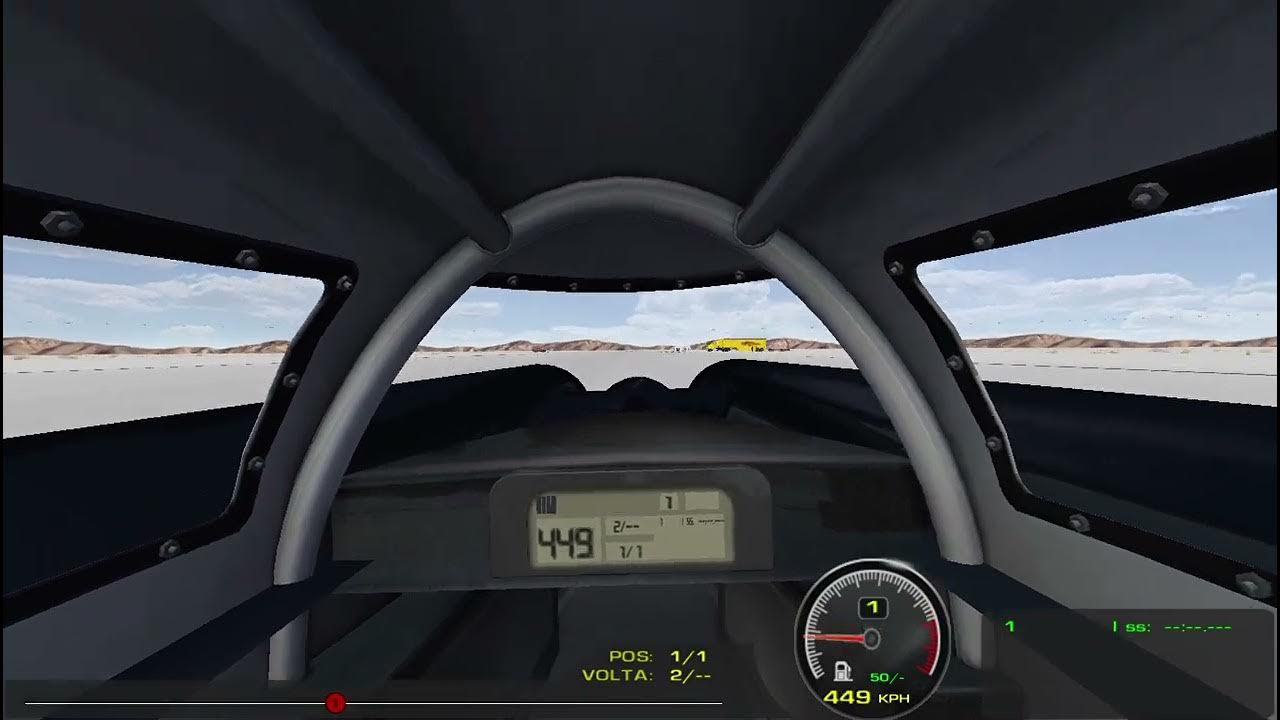 Thrust SSC Thrust SSC Thrust SSC Onboard Lap (Cockpit) Bonneville Salt Flats - YouTube