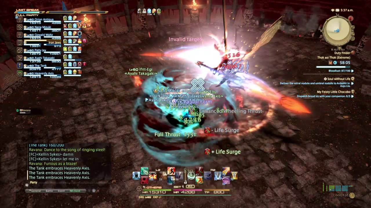 FFXIV - Ravana speed kill - YouTube
