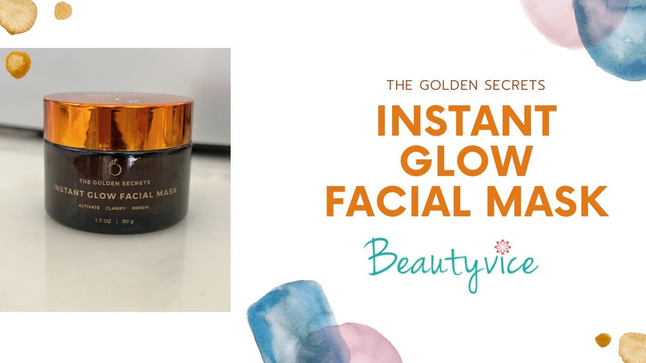 The Golden Secrets Instant Glow Facial Mask Review - YouTube