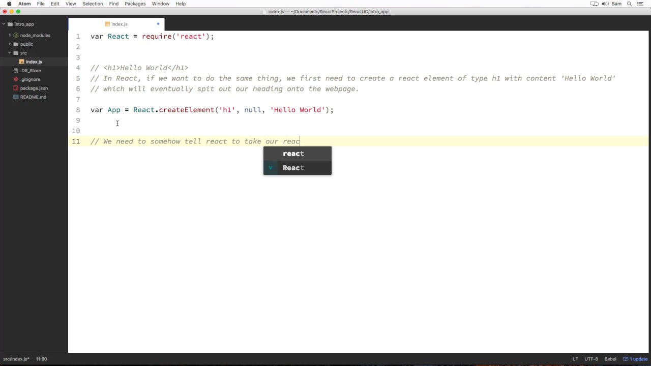 Lecture 6 React And Reactdom Youtube 9947