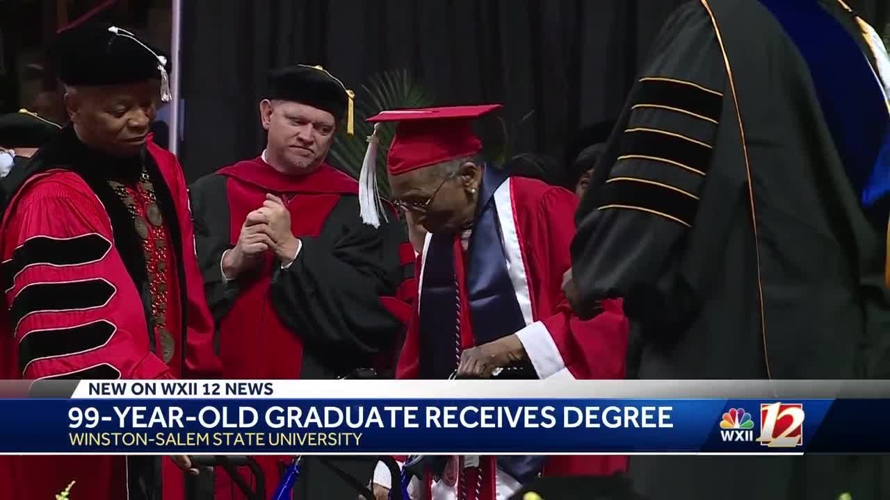 99-year-old Army vet receives WSSU diploma - YouTube