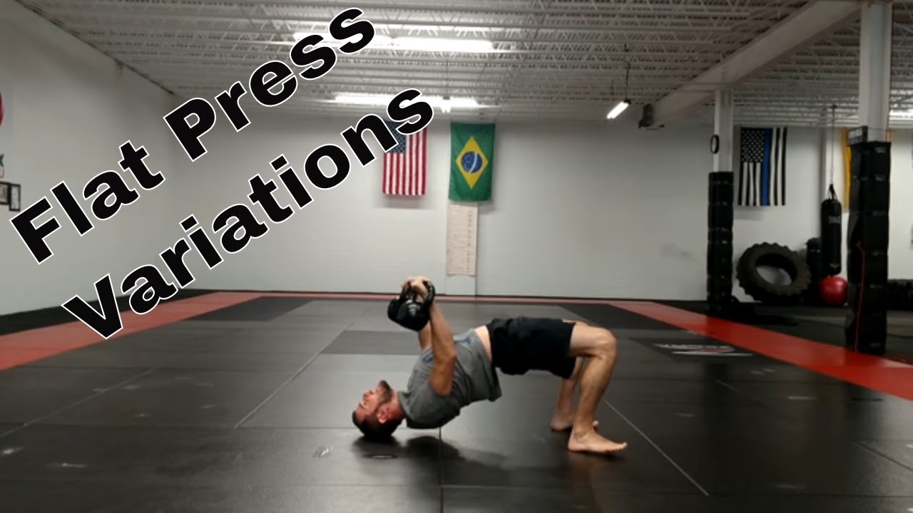 Kettlebell - Flat Press Variations - YouTube