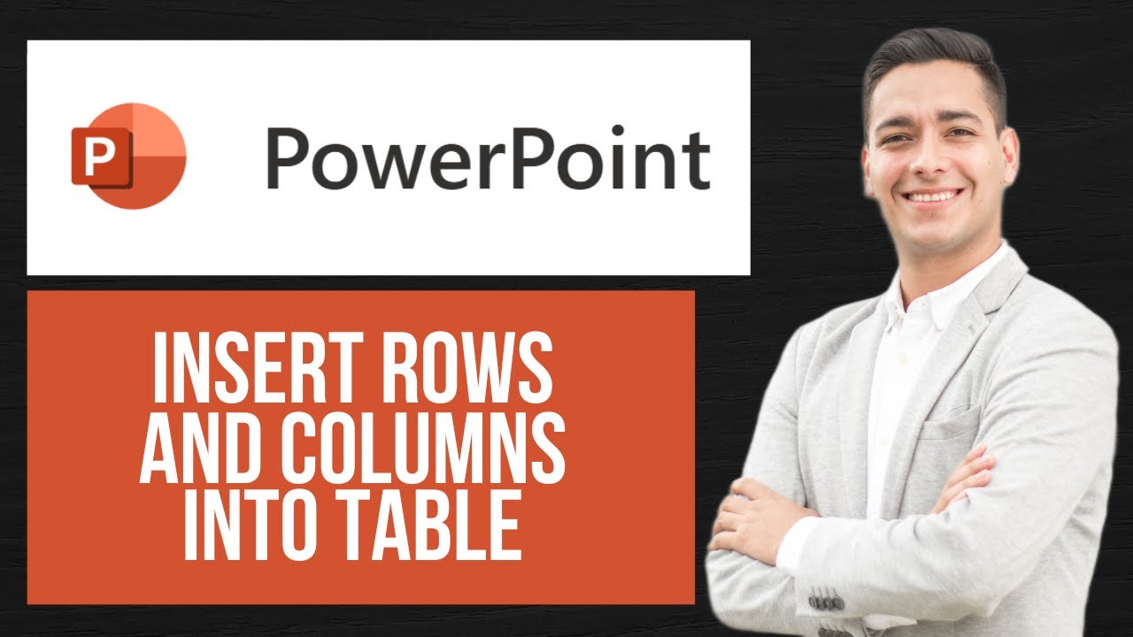 How to Insert Rows and Columns in Table on Microsoft PowerPoint ...