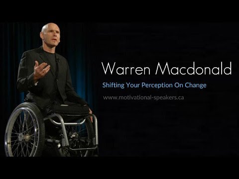 Warren Macdonald | Perception Can Change Everything | www.motivational ...
