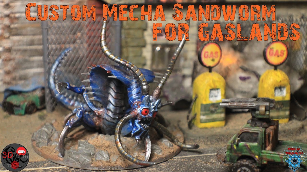 Making a custom (Remorhaz) Mecha Sandworm! - YouTube