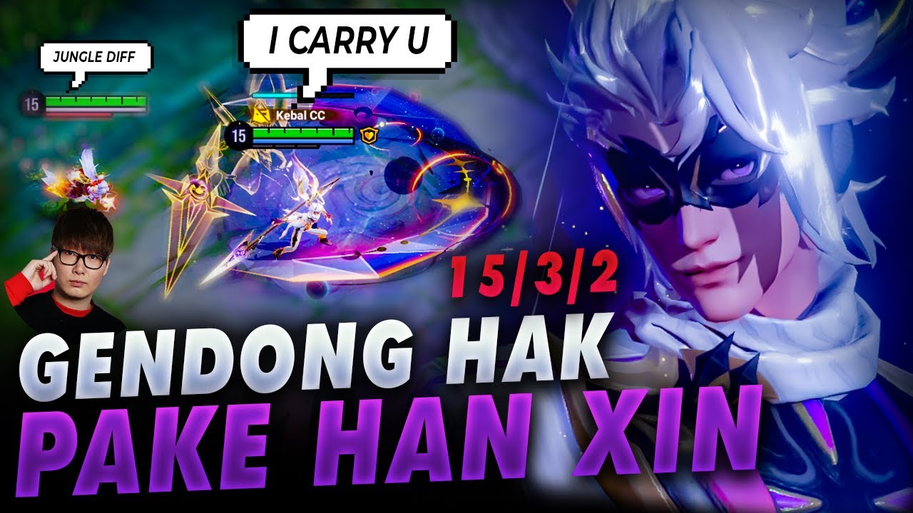 Jungle diff, Begini Player Nakroth kalau main Han Xin 😤ft Hak - Han Xin HOK Build Damage - YouTube