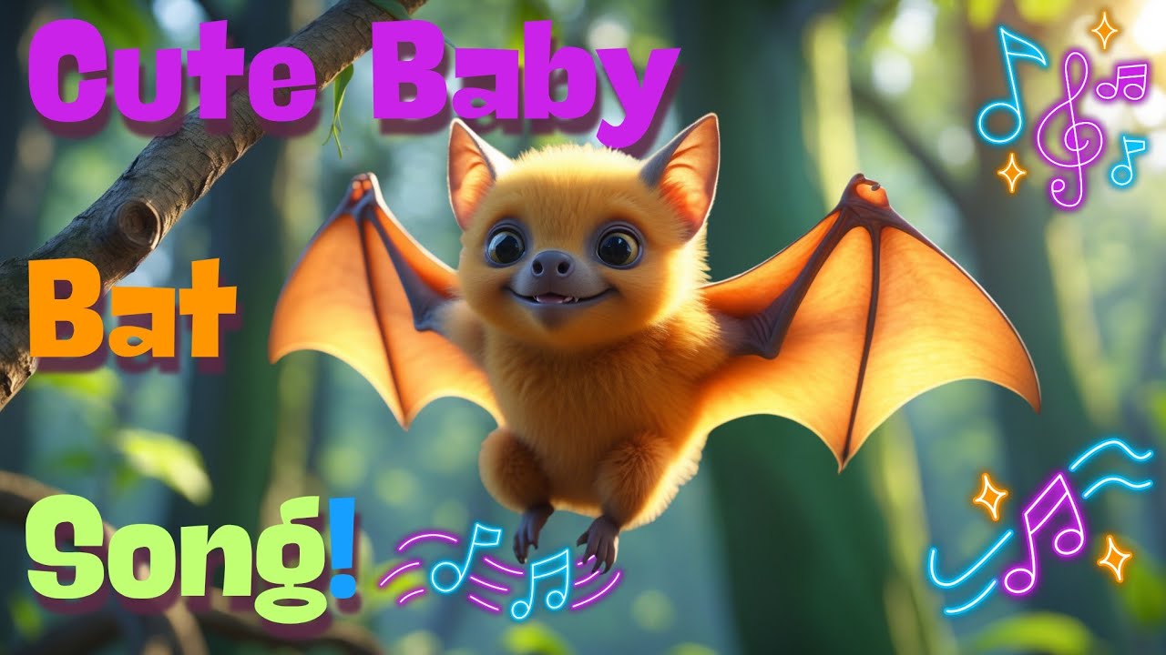 Baby Bat Jungle Song 🦇🎄 | Fun Animal Adventure for Kids - YouTube