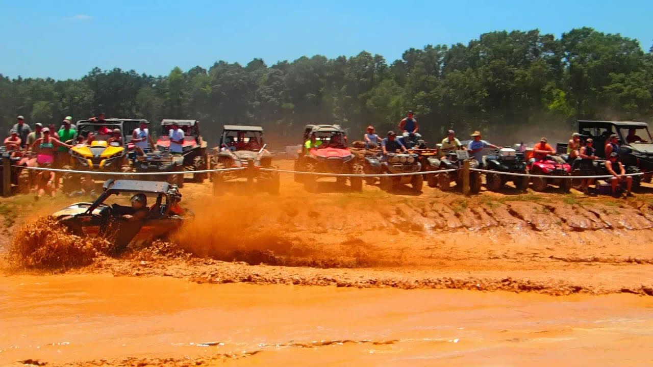 XMR RACES SIDE X SIDES MUDDY BOTTOMS MUDDING FOR MILITARY ROUND 2 - YouTube