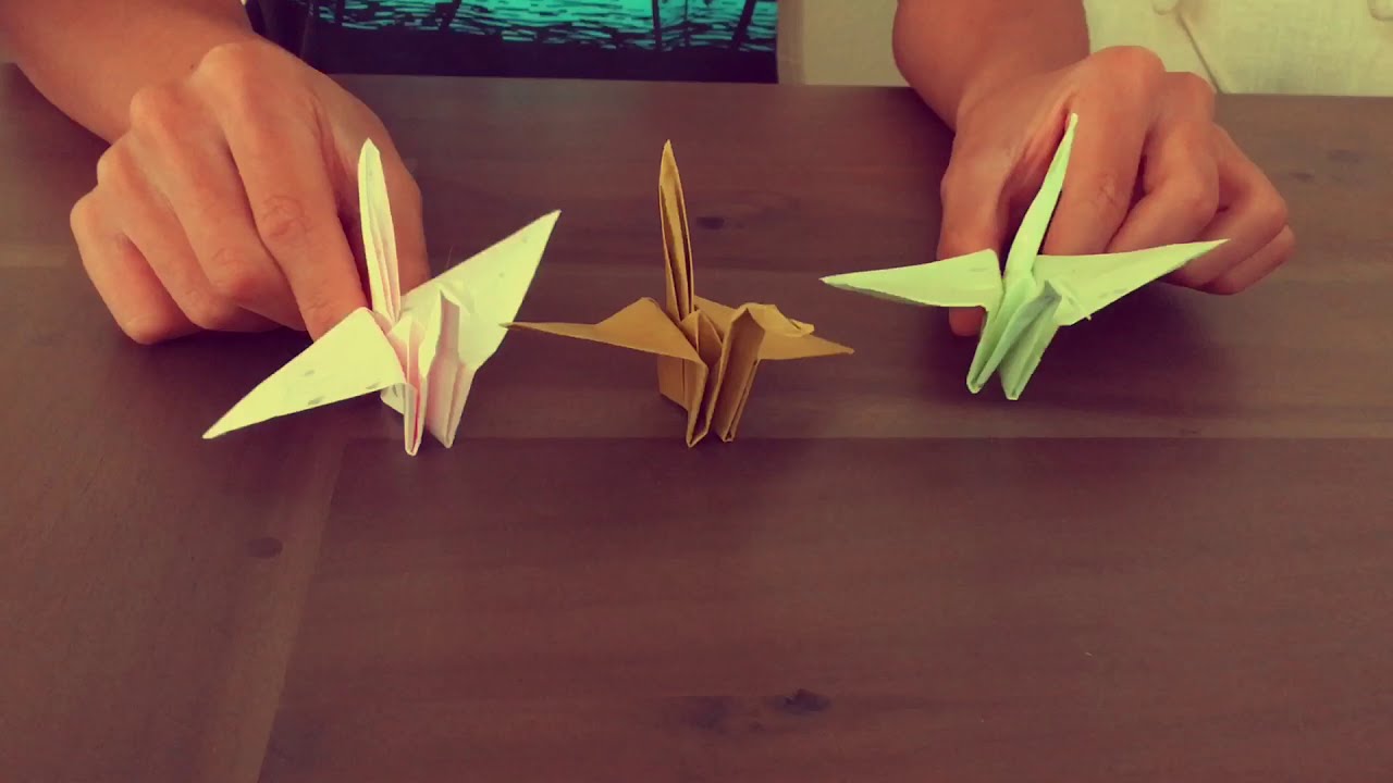 How To Fold A Paper Crane | Operation Paper Crane - YouTube