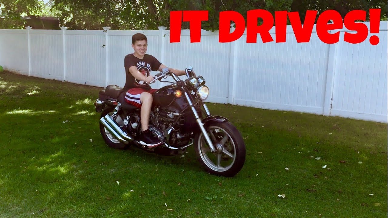 THE MOTORCYCLE DRIVES! - YouTube