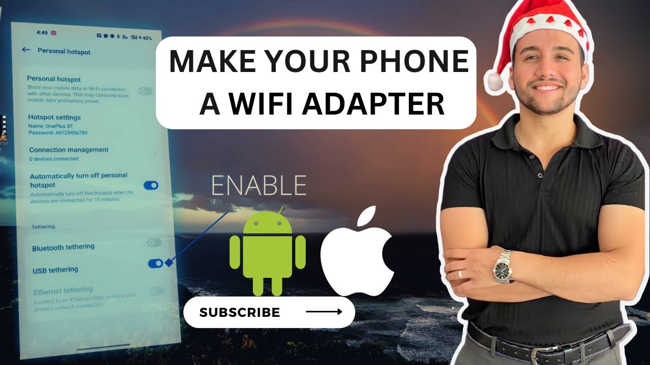 Use Your Phone as a Wi-Fi Adapter for Your PC! - YouTube