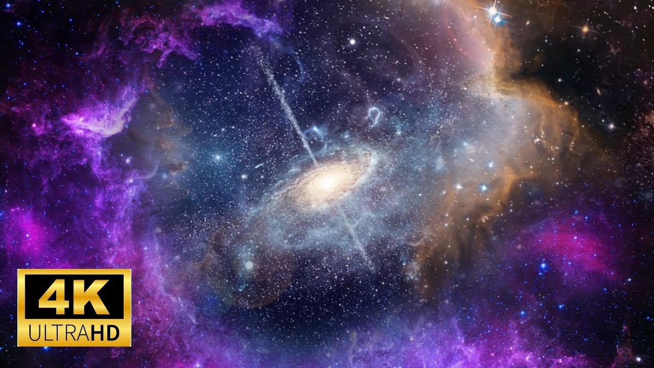 Galaxy universe cosmos - 4K , FREE NO COPYRIGHT VIDEO - YouTube