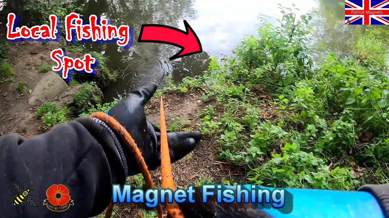 Magnet fishing A Local Fishing Spot! #magnetfishing #letsfindsometreats ...