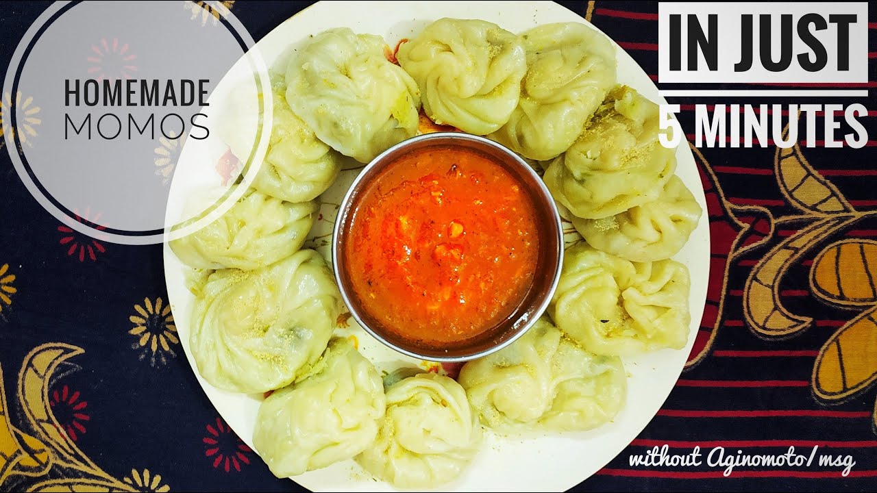 Homemade momos/ veg momos without Aginomoto / msg - YouTube