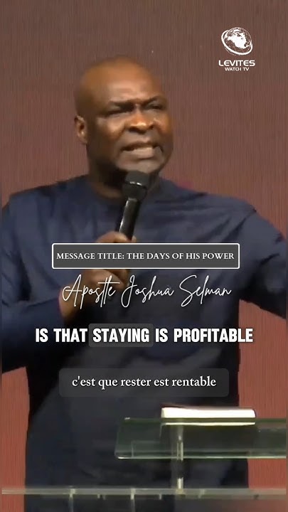 The secret of running and making progress - Apostle Joshua Selman Nimmak #shorts - YouTube