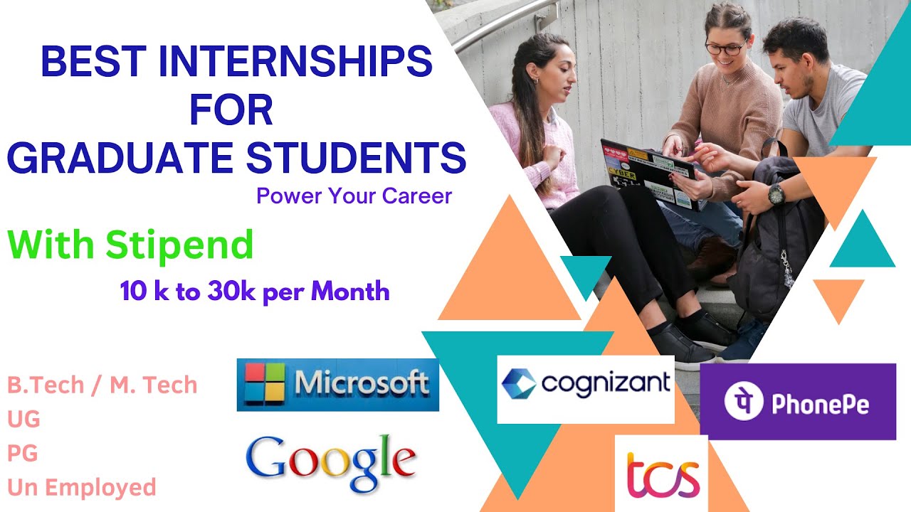 Top Free Internships with stipend Every Graduate Should Know About ...