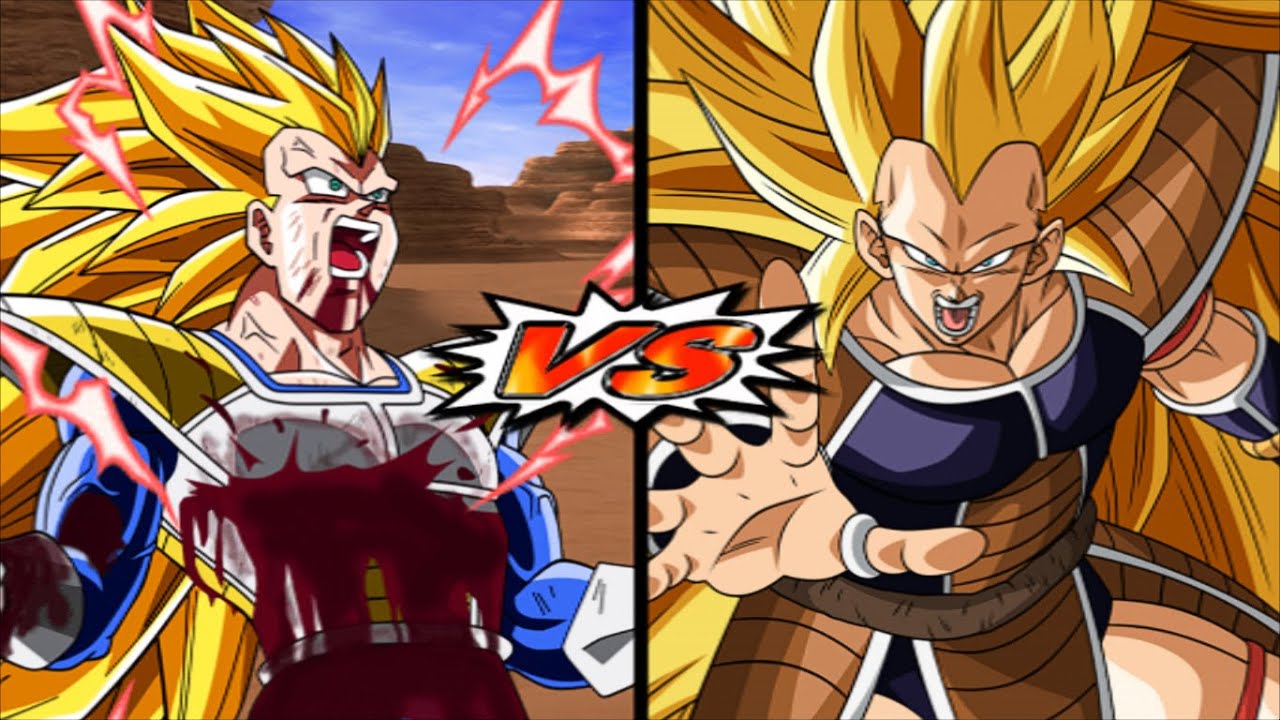 SSJ3 COMPETITION | SSJ3 Raditz VS SSJ3 Vegeta Full Fight - YouTube