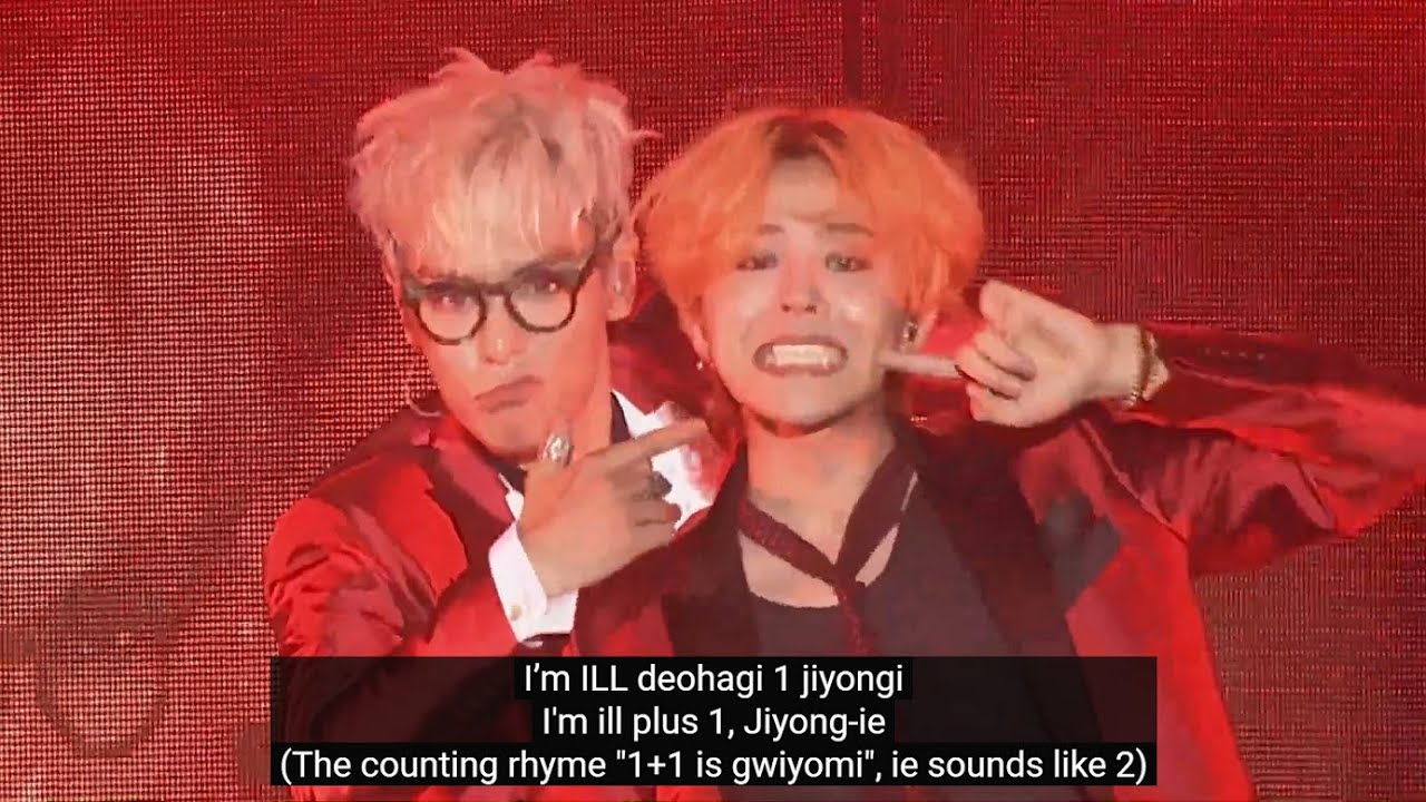 Zutter 쩔어 [Eng Sub] Jjeoreo - G-DRAGON x TOP live 2015 BIGBANG MADE ...