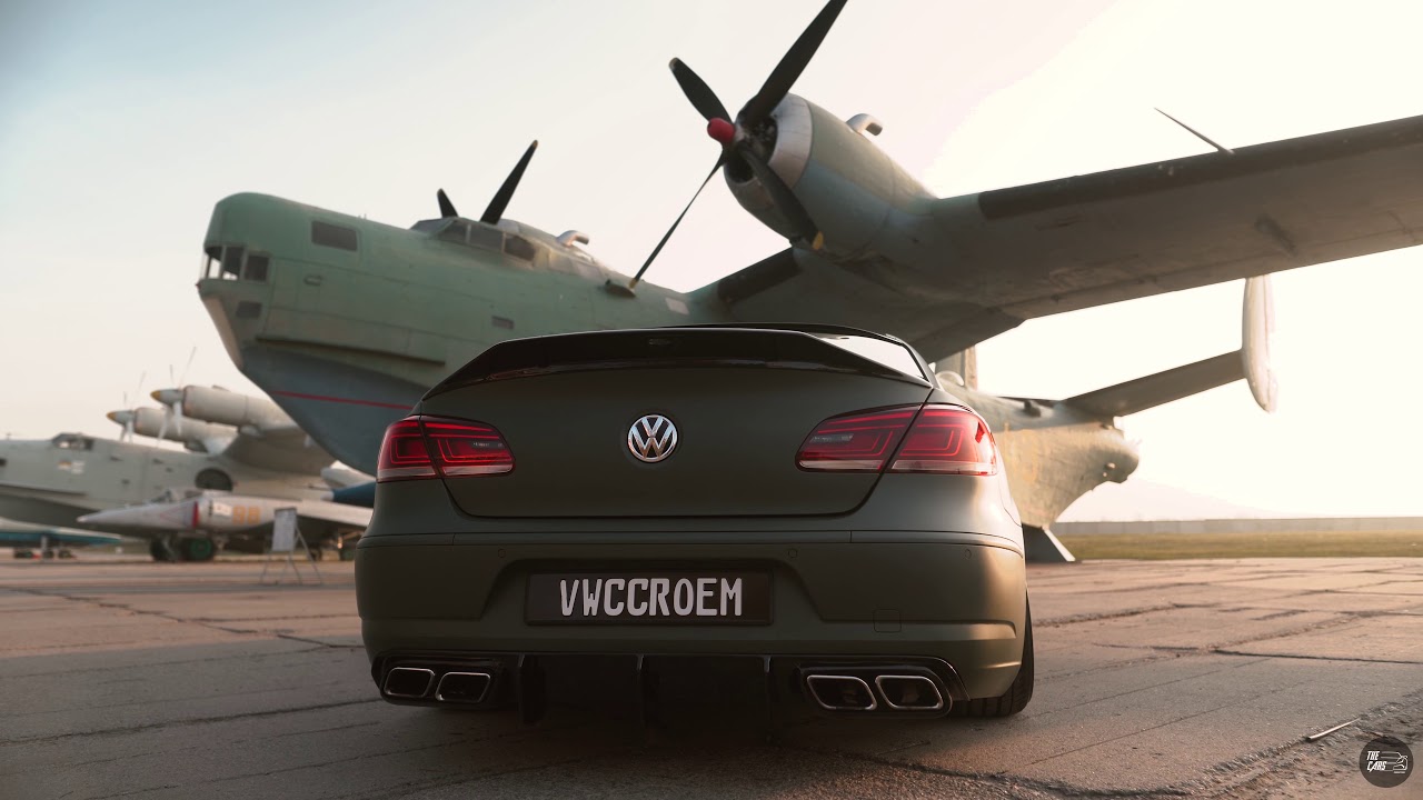 Cтэнс Volkswagen Passat CC R-Line Military Green VWCCROEM - YouTube