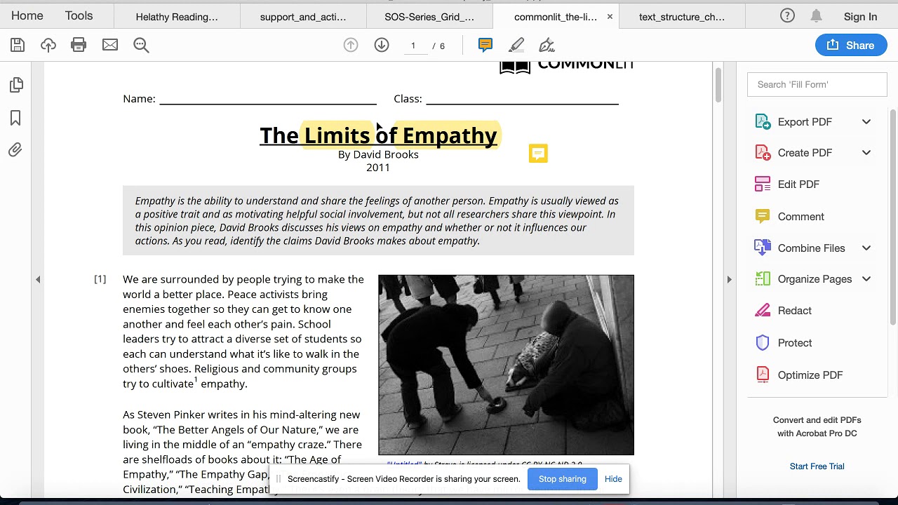 Using Skimming Scanning and Text Structure to Understand Text - YouTube