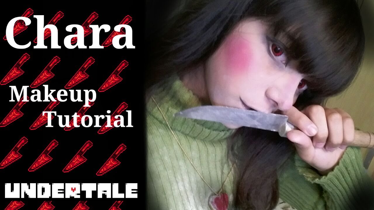 ♡Chara Cosplay (undertale)♡ -Makeup Tutorial - YouTube