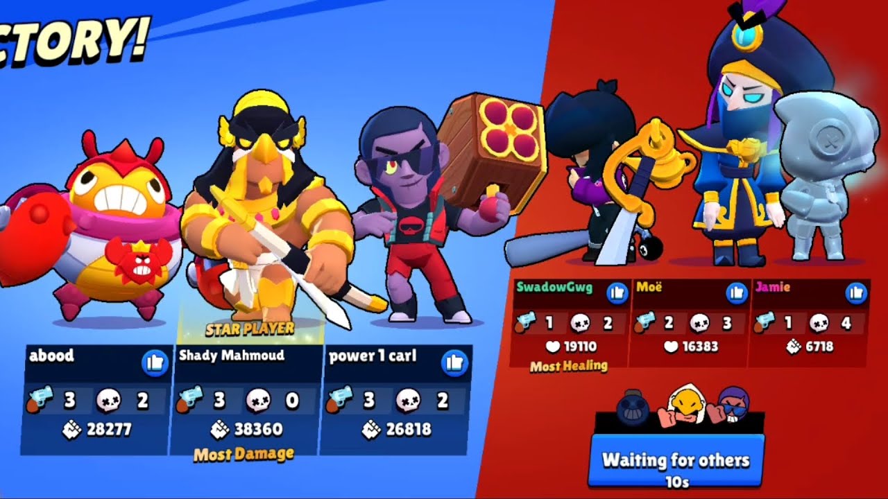 Teamwork Continues Winning - Brawl Stars Gameplay Teaming - BOW - YouTube