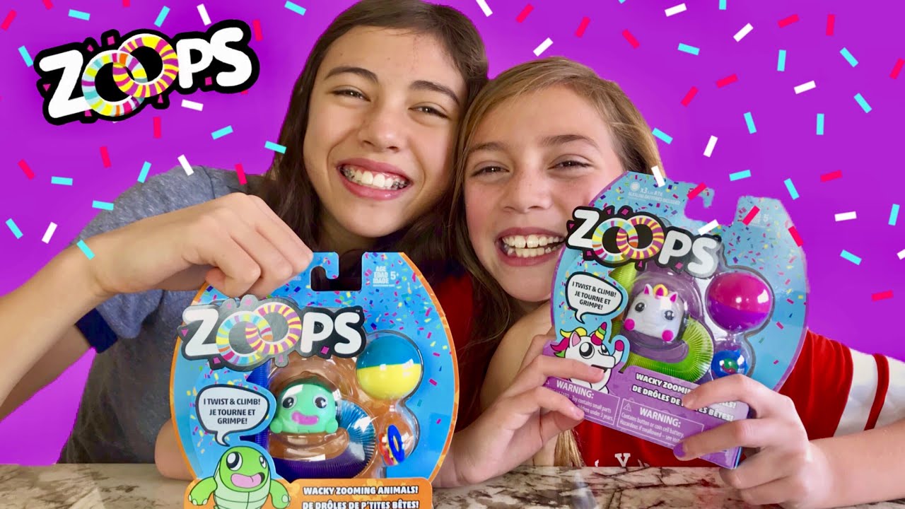New Zoops by Hasbro! Wacky Zooming Animals that Twist and Climb! - YouTube