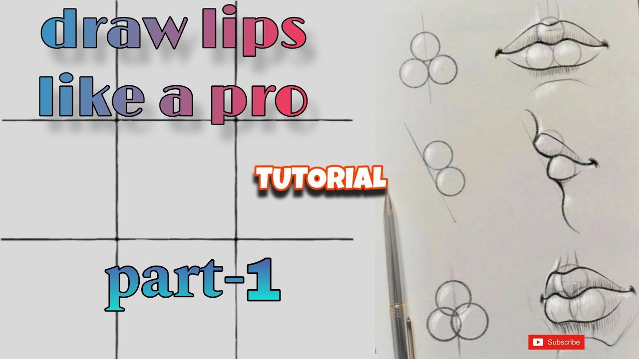 "How to Draw Lips from Every Angle | Front, Side & 3/4 View | Step-by ...