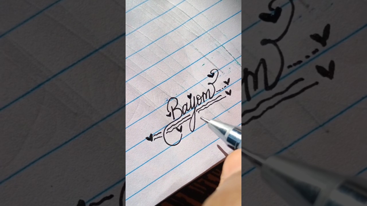 Bayom Name#art #calligraphy #bayom #writingstyle #theartisticallyritz # ...