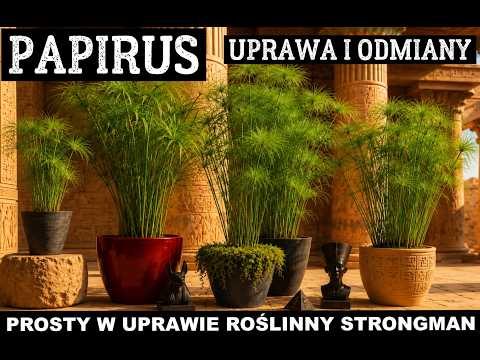 PAPIRUS - PROSTY W UPRAWIE ROŚLINNY STRONGMAN - KAWAŁEK ORIENTU DO WASZYCH WNĘTRZ