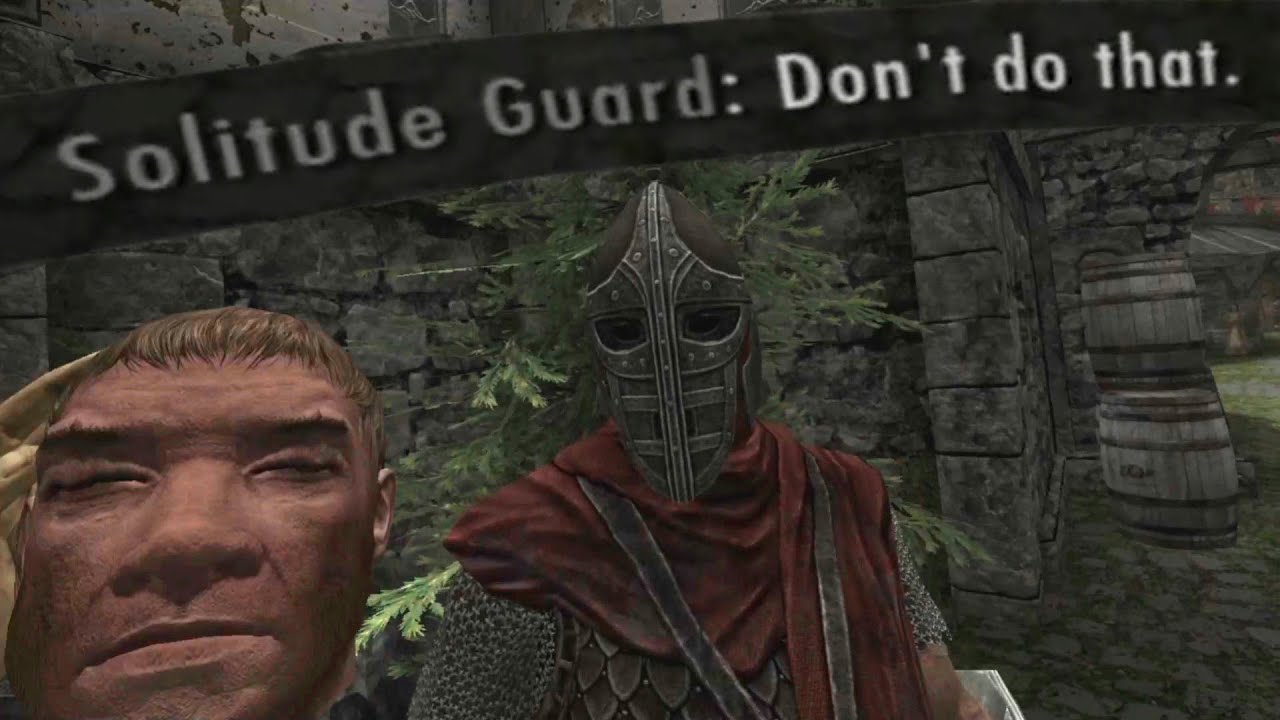 69 things to do with Roggvir's head in Skyrim VR - YouTube