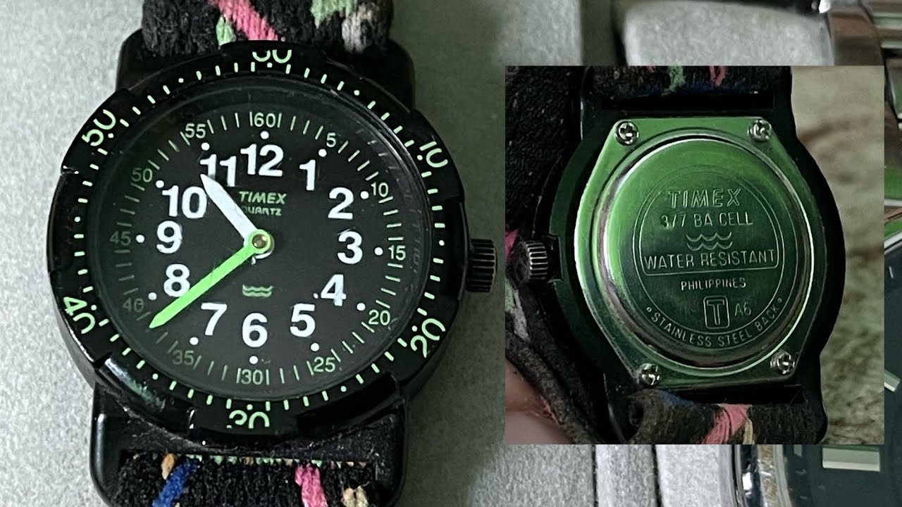 Timex watch from the 90s of the 20th century - YouTube