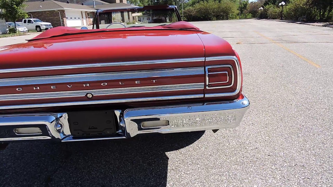 1965 Chevy Chevelle convertible red forsale at www coyoteclassics com ...