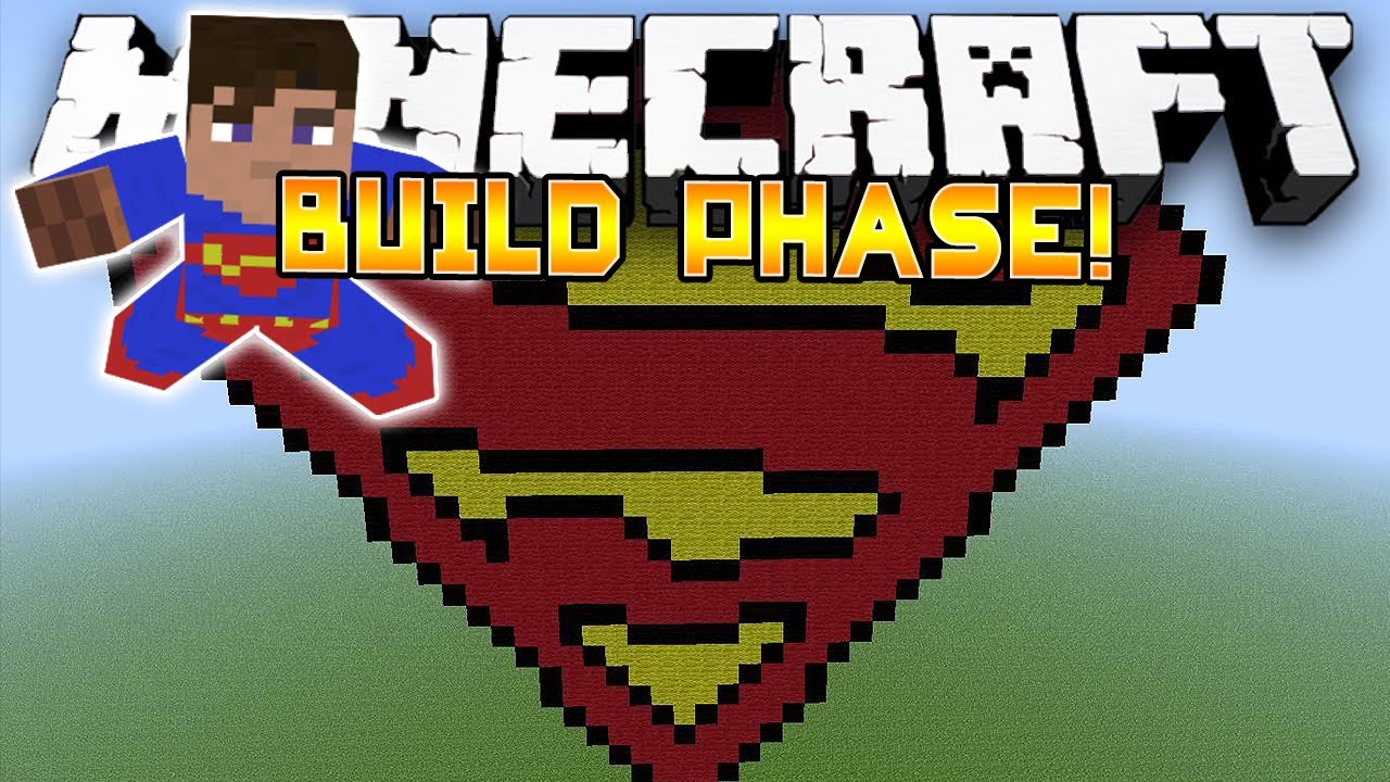 Minecraft Minigame Battle Dome! - THE SUPERMAN DOME! - (Build Phase ...