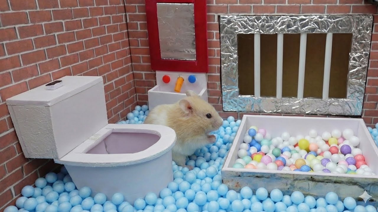 Hamster Escapes the Creative Maze for Pets in real life 🐹 in Hamster ...