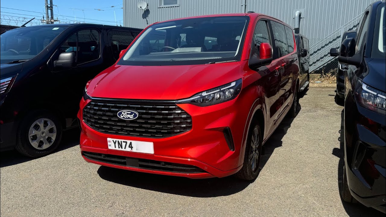 Artisan Red 2024 Ford Tourneo Custom - YouTube