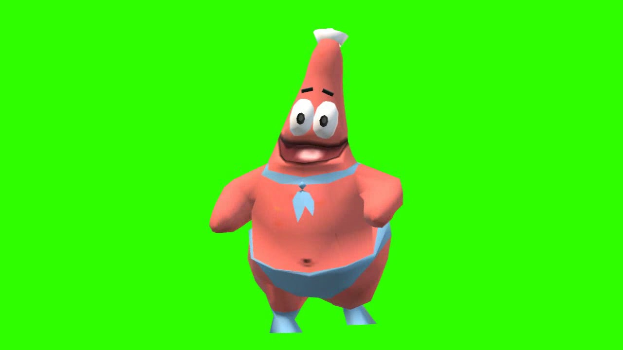 boy patrick dance animated front chroma - YouTube