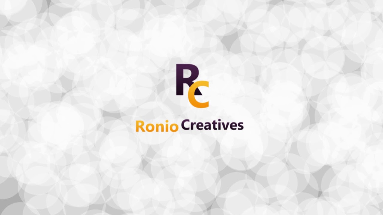our Logo ( Ronio Creatives ) - YouTube