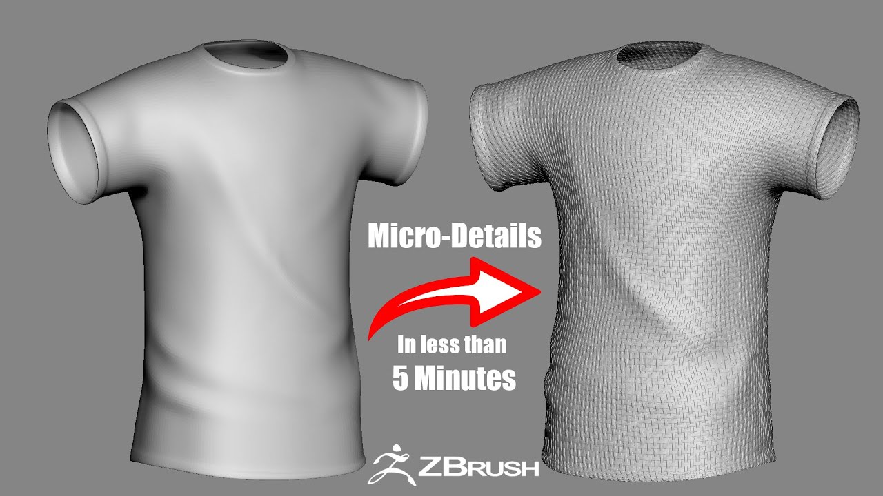 How to give MICRO DETAILS in Zbrush using NOISE - YouTube