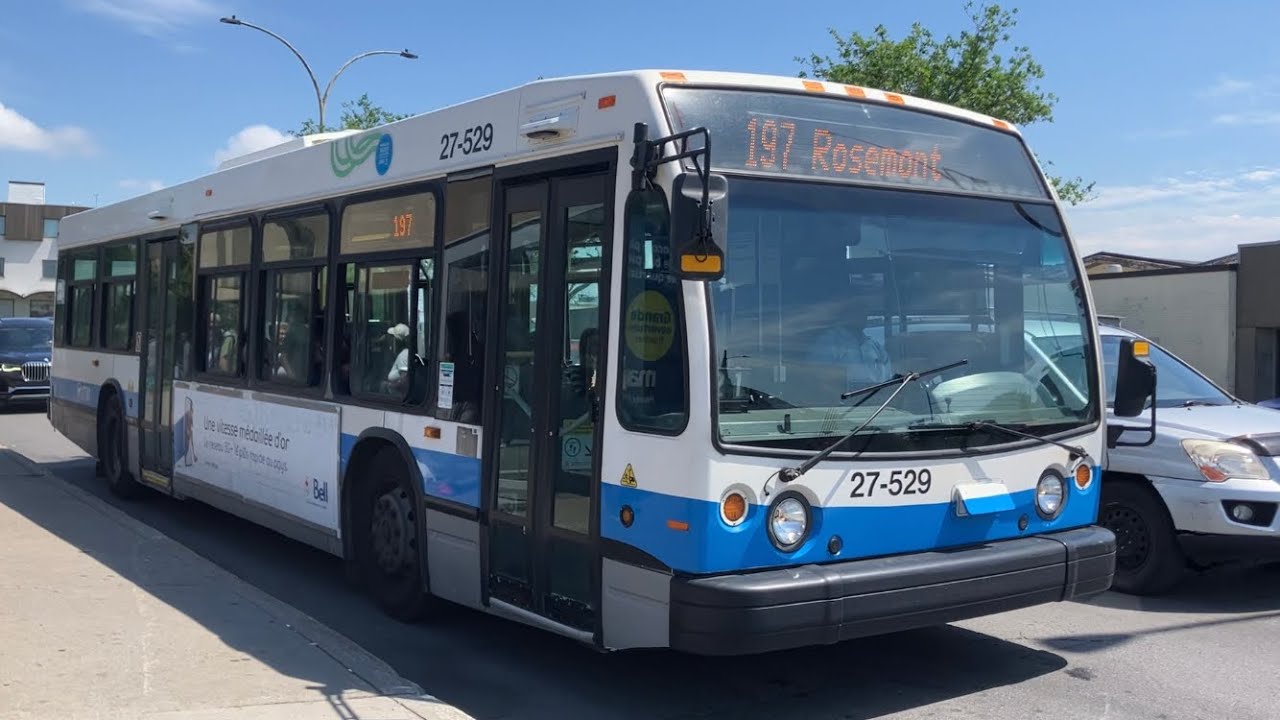 STM Bus # 27-529 Ride On The 197 Rosemont Going East. (2007 NovaBUS LFS ...
